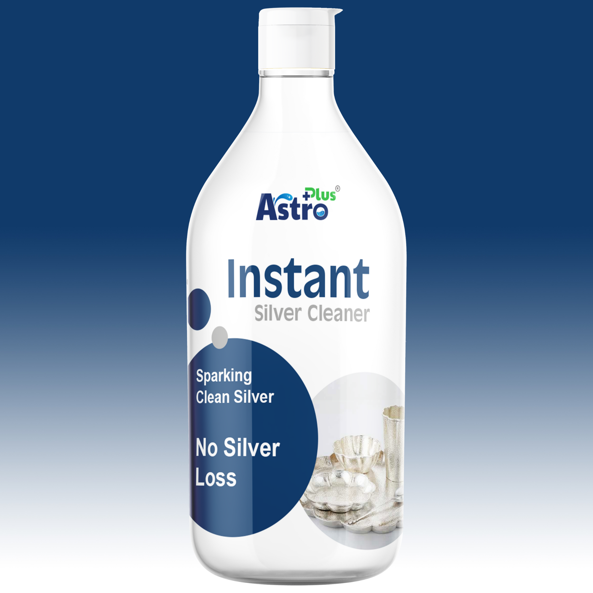 Astro Plus Instant Silver Cleaner 500ml | Tarnish Remover for Silver U